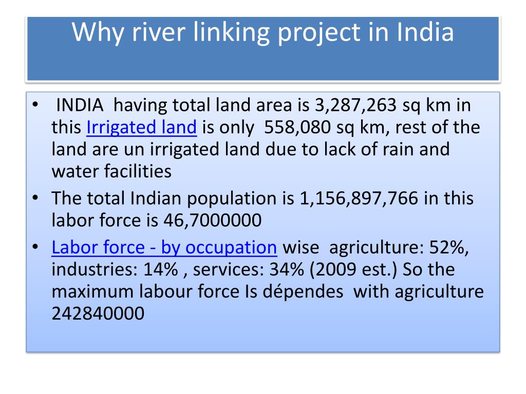 PPT - Why river linking project in India PowerPoint Presentation, free ...