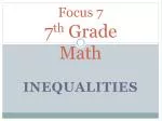 PPT - 7 th Grade Math PowerPoint Presentation, free download - ID:6239371
