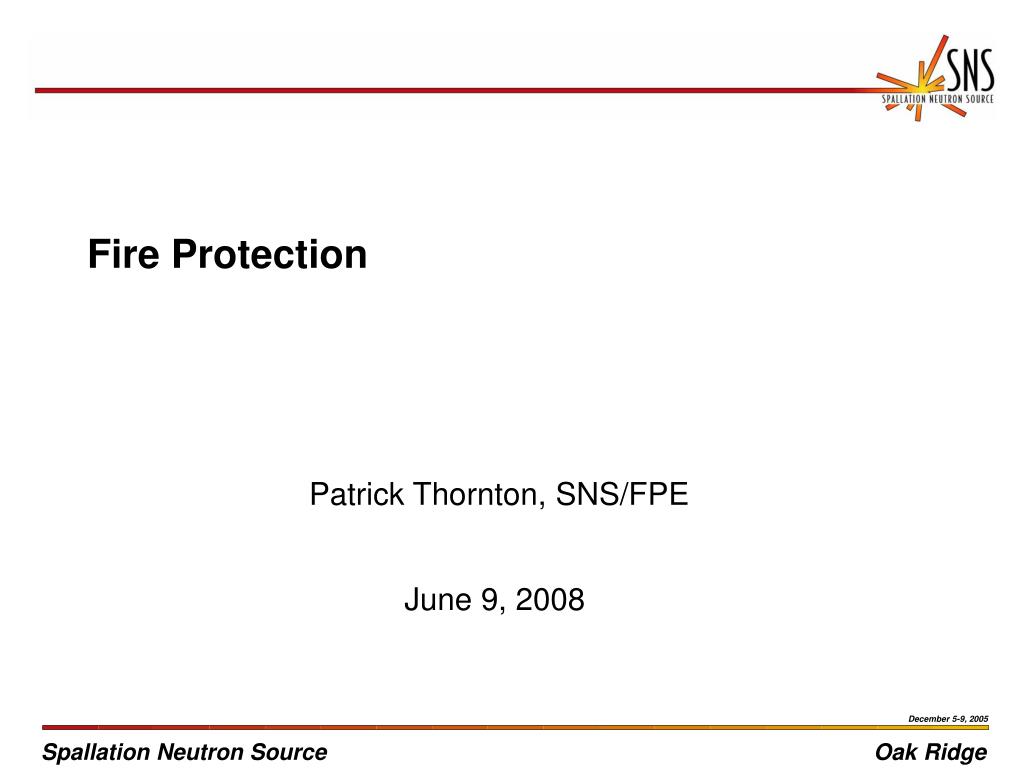 PPT - Fire Protection PowerPoint Presentation, free download - ID:6548405