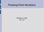 PPT - Lecture 6. Fixed and Floating Point Numbers PowerPoint Presentation - ID:1784289