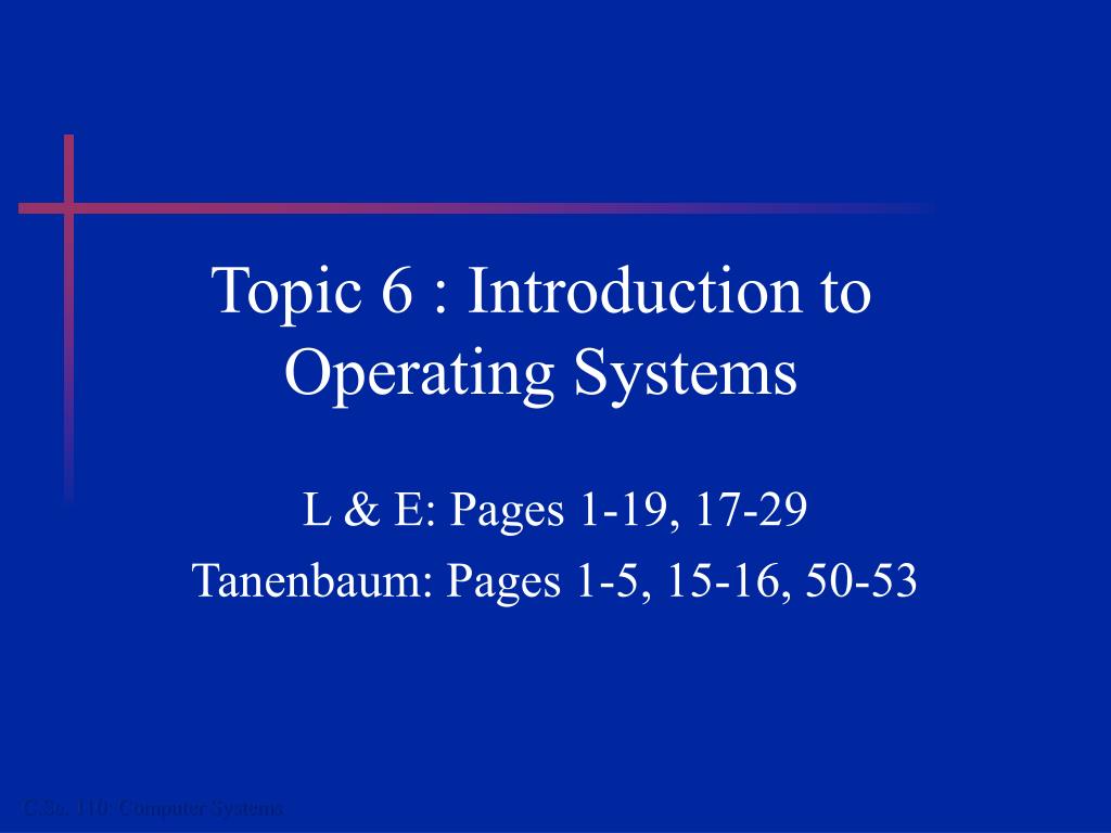 PPT - Understanding Operating Systems: Interface and Execution Patterns PowerPoint Presentation ...