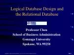 PPT - Logical Database Design PowerPoint Presentation, free download ...