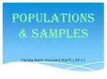 PPT - Populations and Samples PowerPoint Presentation, free download ...