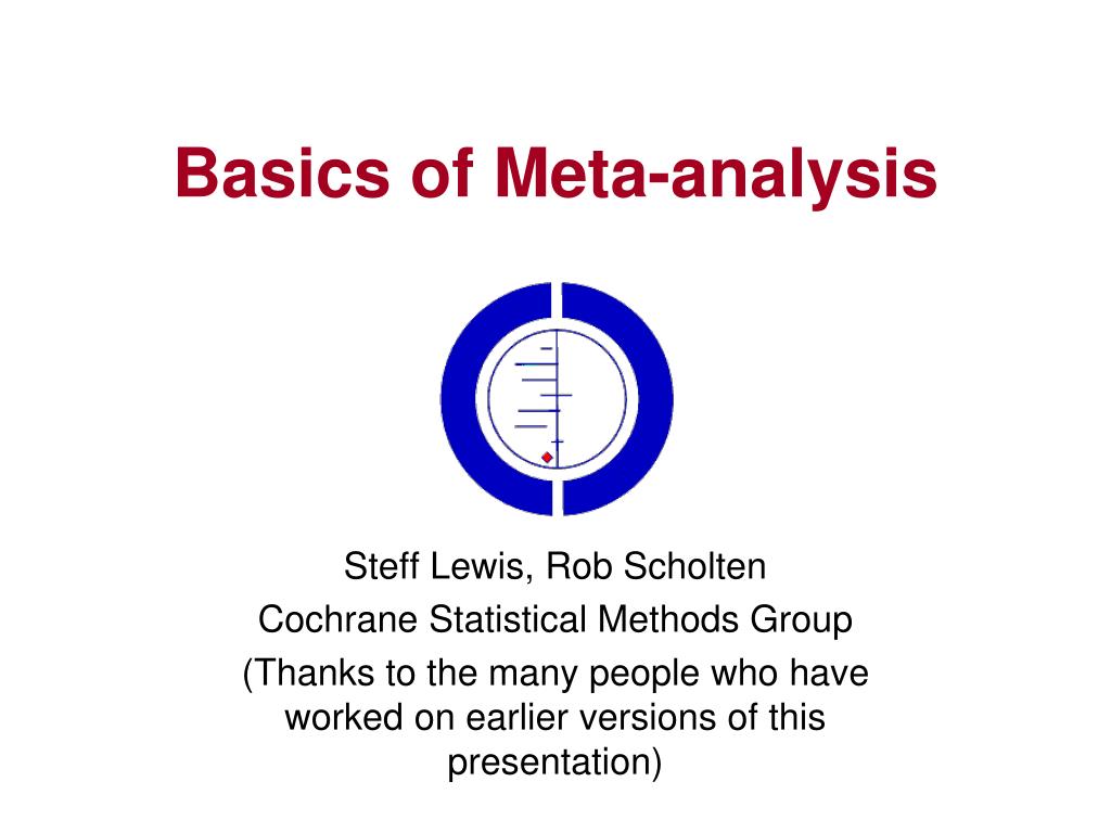 PPT - Basics of Meta-analysis PowerPoint Presentation, free download ...