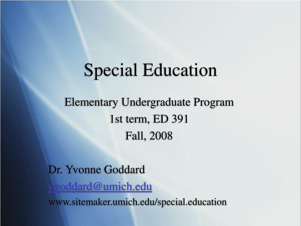 PPT - Special Education PowerPoint Presentation, free download - ID:6554190