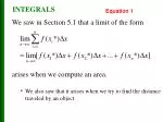 PPT - Introduction to integrals PowerPoint Presentation, free download ...