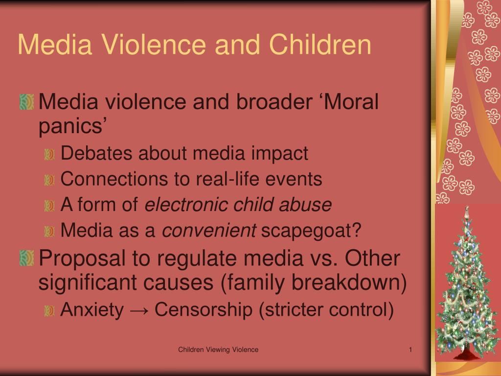 PPT - Media Violence and Children PowerPoint Presentation, free ...