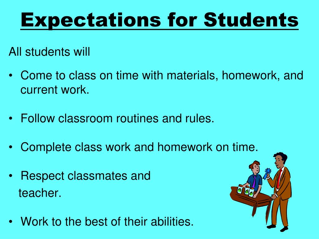PPT - Expectations for Students PowerPoint Presentation, free download ...