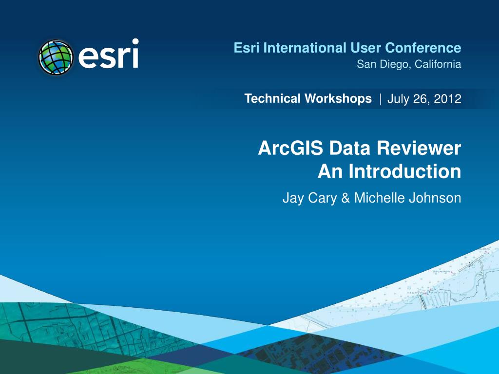 PPT - ArcGIS Data Reviewer An Introduction PowerPoint Presentation ...