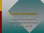 PPT - Chapter 27. Current and Resistance PowerPoint Presentation, free ...
