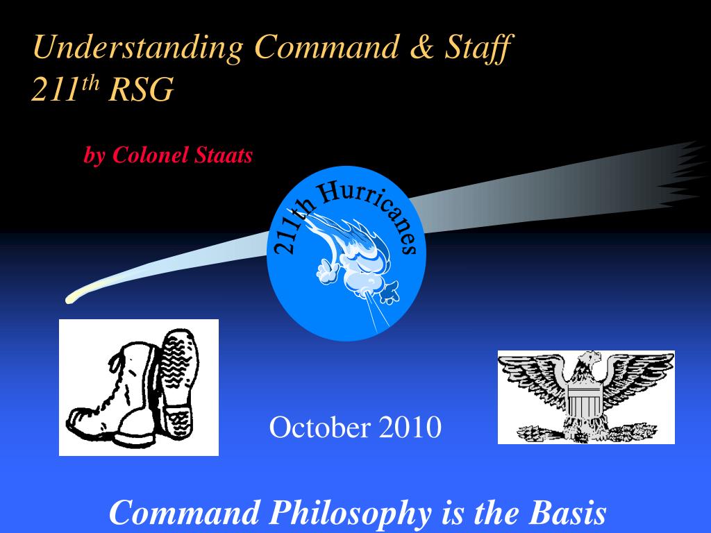 PPT - Understanding Command & Staff 211 th RSG PowerPoint Presentation ...
