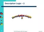 PPT - Description Logic Reasoning PowerPoint Presentation, free ...