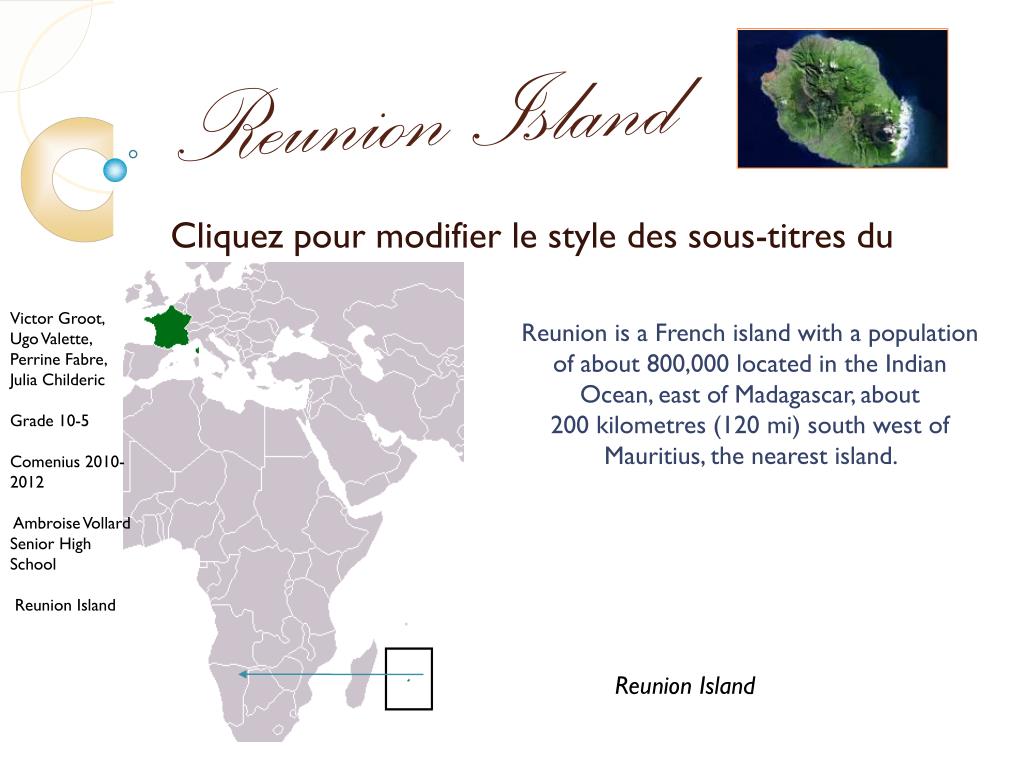 PPT - Reunion Island PowerPoint Presentation, free download - ID:6565816