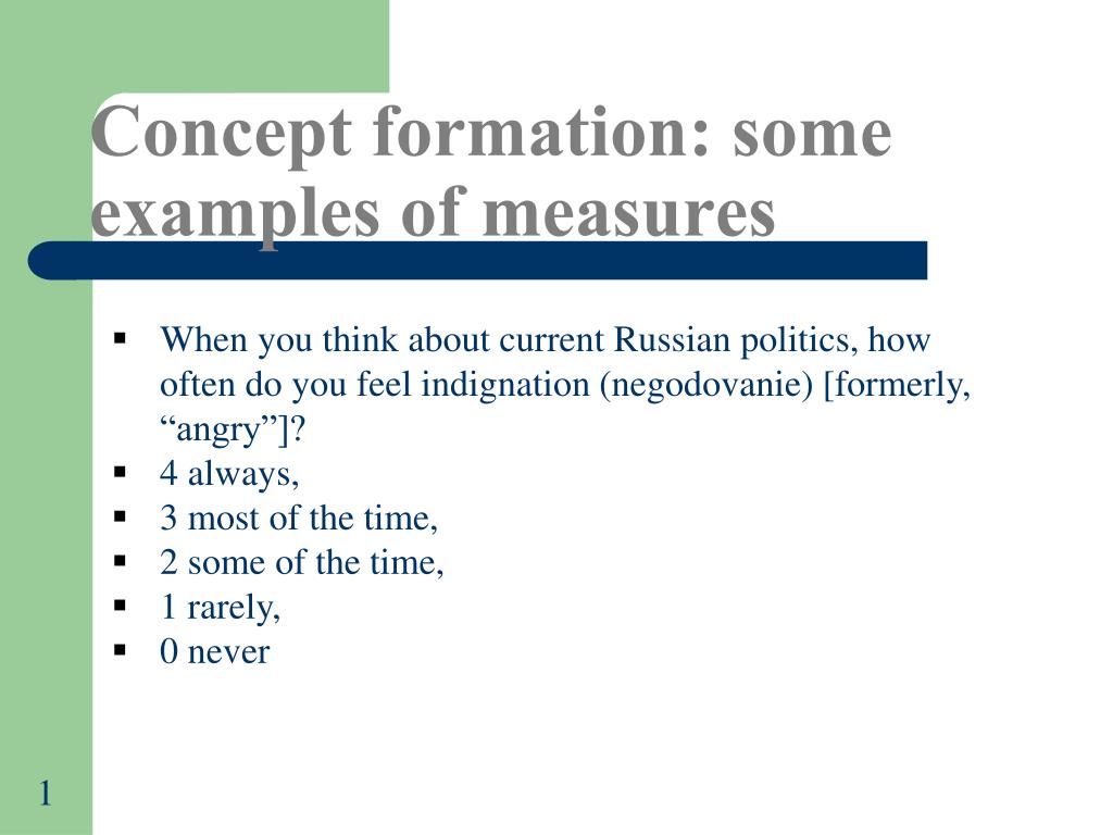 PPT - Concept formation: some examples of measures PowerPoint ...