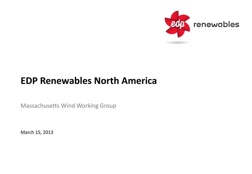 PPT - EDP Renewables North America PowerPoint Presentation, free ...