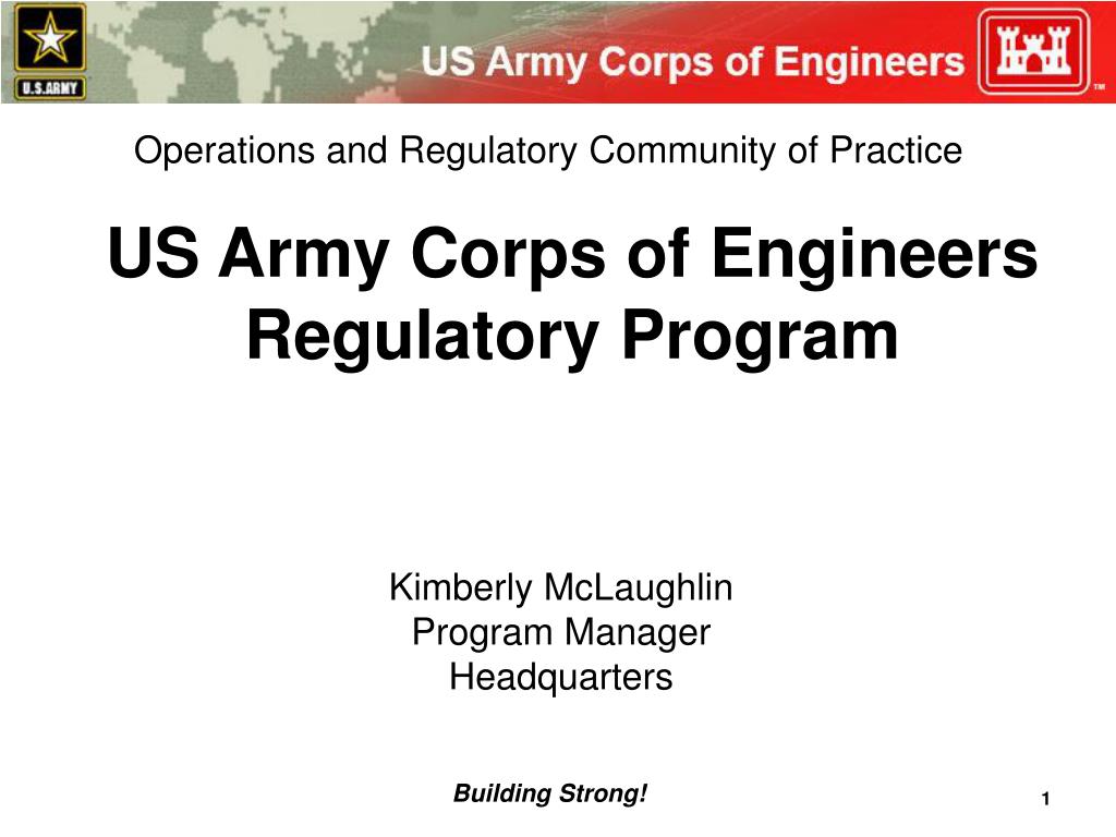 PPT - US Army Corps of Engineers Regulatory Program PowerPoint ...
