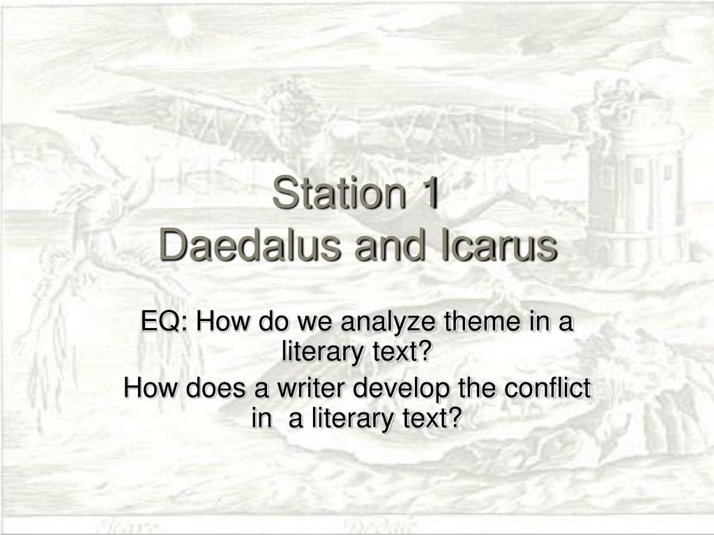 PPT - Station 1 Daedalus and Icarus PowerPoint Presentation, free ...