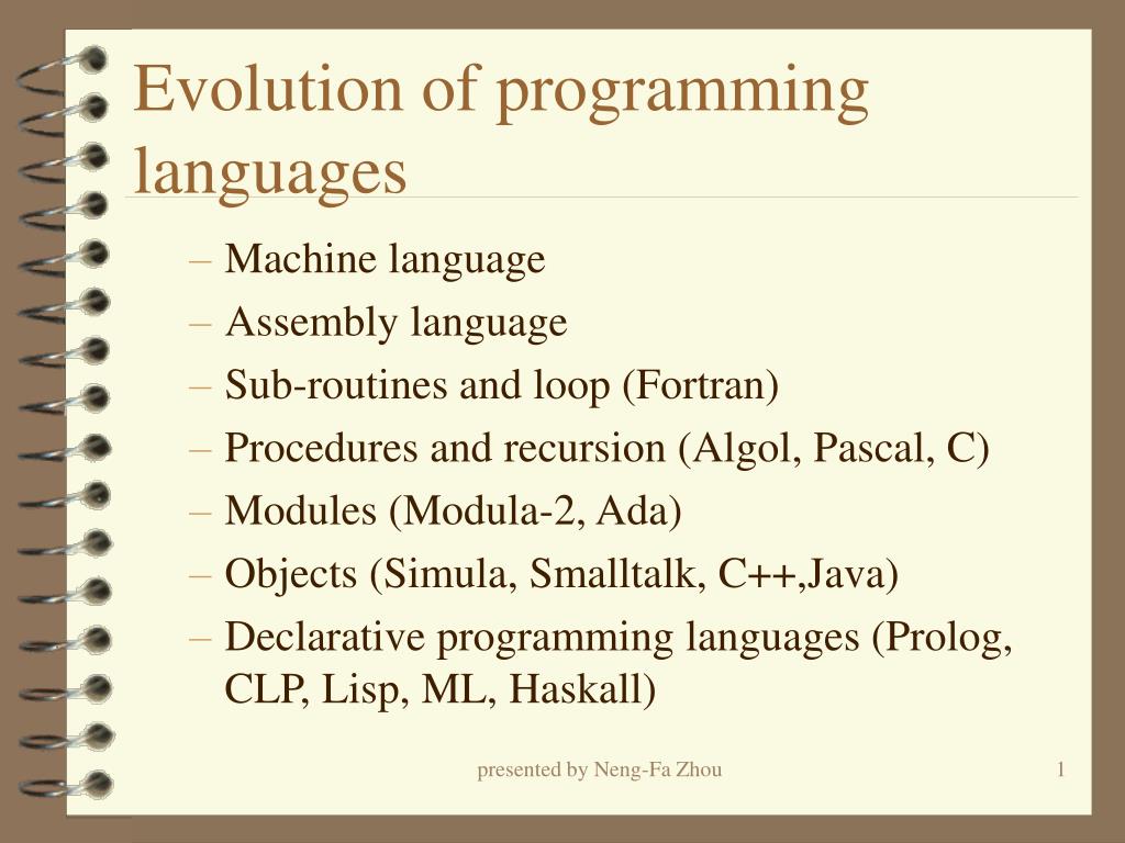 PPT - Evolution of programming languages PowerPoint Presentation, free ...