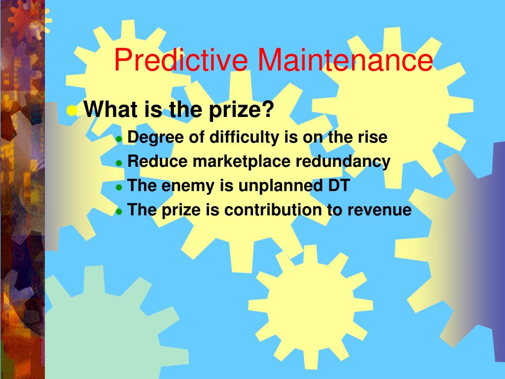 PPT - Predictive Maintenance PowerPoint Presentation, free download ...
