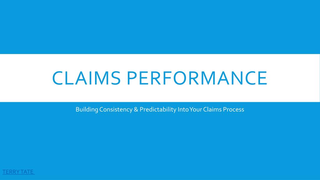 PPT - Claims Performance PowerPoint Presentation, free download - ID ...