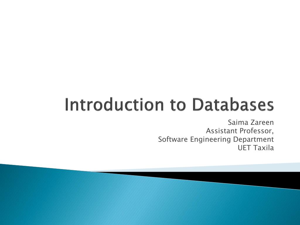 PPT - Introduction to Databases PowerPoint Presentation, free download ...