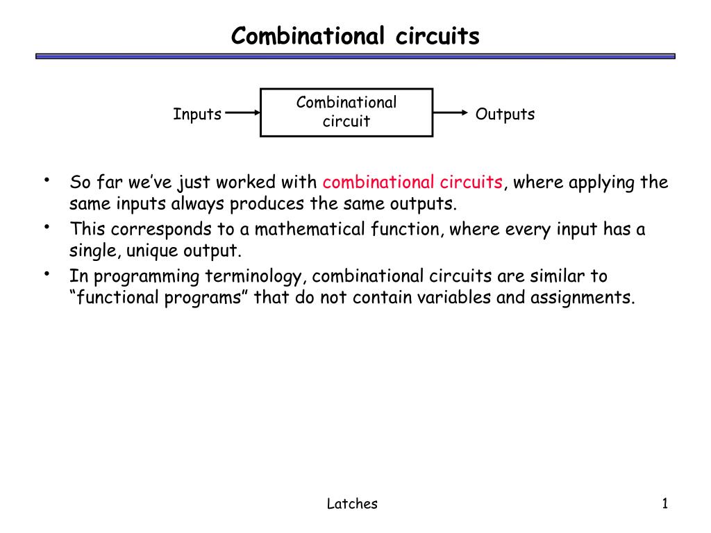 PPT - Combinational circuits PowerPoint Presentation, free download ...