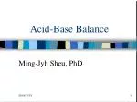 PPT - Acid-Base Balance Interactive Tutorial PowerPoint Presentation ...