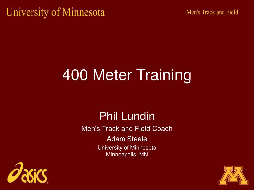 PPT - 400 Meter Training PowerPoint Presentation, free download - ID ...