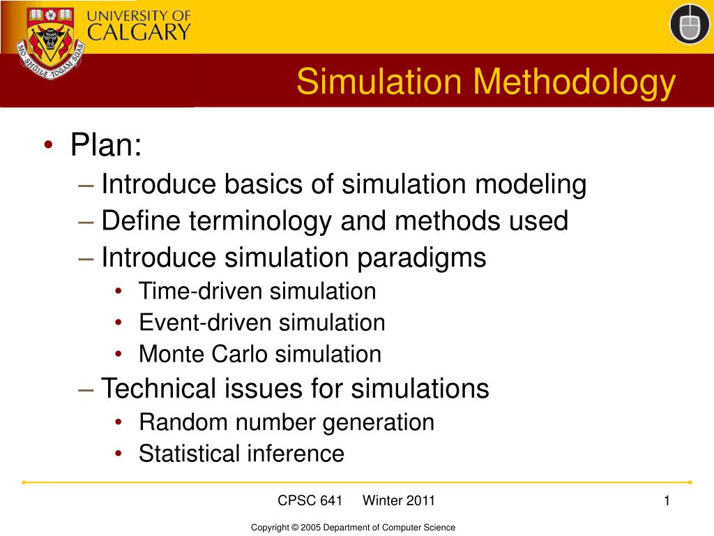 PPT - Simulation Methodology PowerPoint Presentation, free download ...