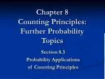 PPT - Counting Principles and Probability PowerPoint Presentation, free ...