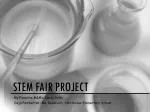 PPT - STEM Fair PowerPoint Presentation, free download - ID:5790766