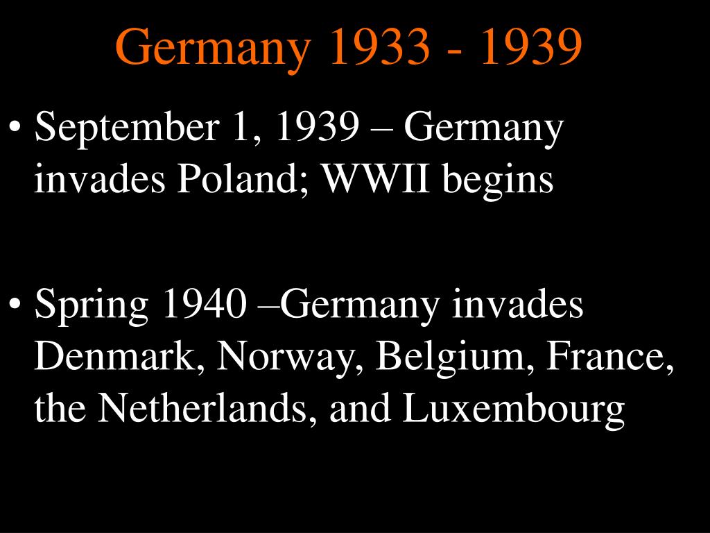 PPT - Germany 1933 - 1939 PowerPoint Presentation, free download - ID ...