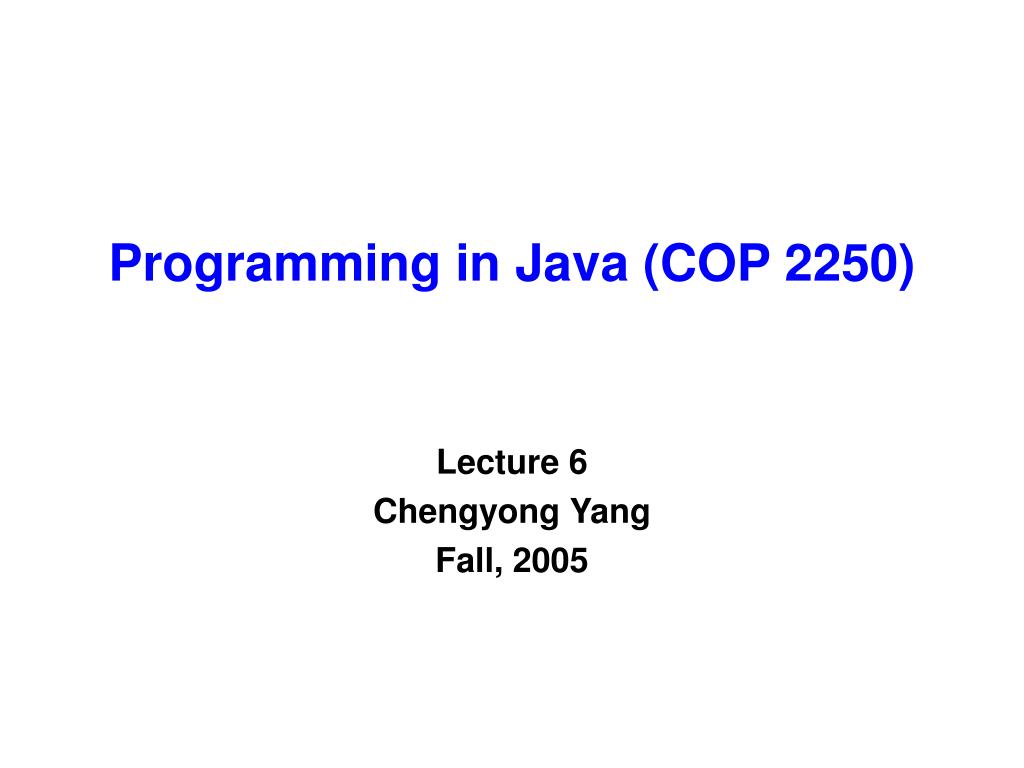 PPT - Introduction to Java Programming Concepts PowerPoint Presentation ...