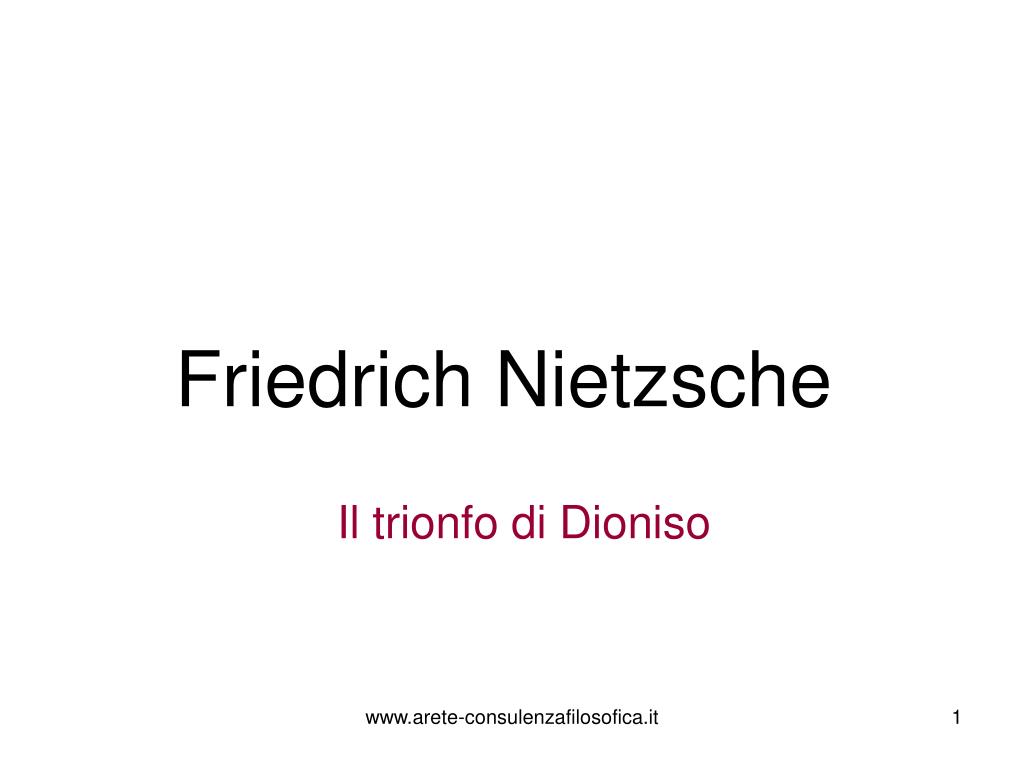PPT - Friedrich Nietzsche PowerPoint Presentation, free download - ID ...