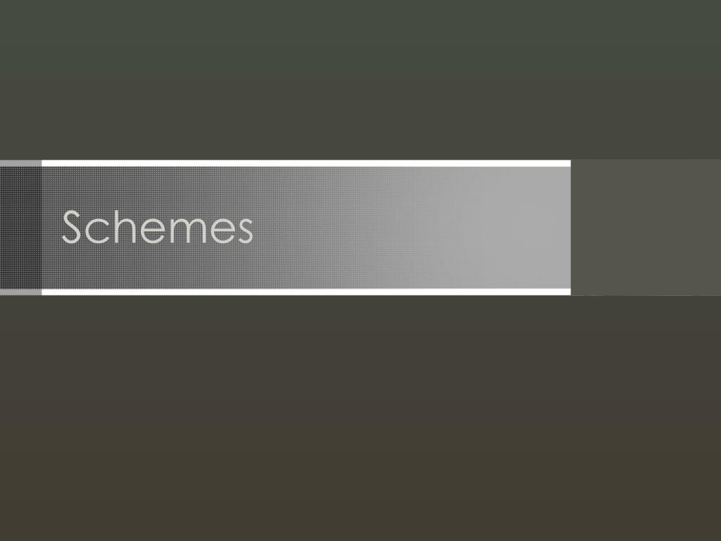 PPT - Schemes PowerPoint Presentation, free download - ID:6585116