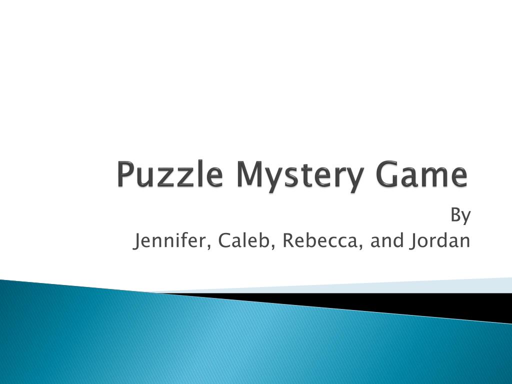 PPT - Puzzle Mystery Game PowerPoint Presentation, free download - ID ...