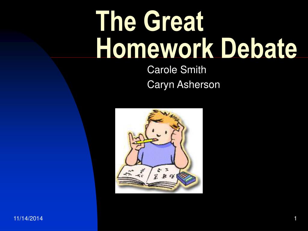 PPT - The Great Homework Debate PowerPoint Presentation, free download ...