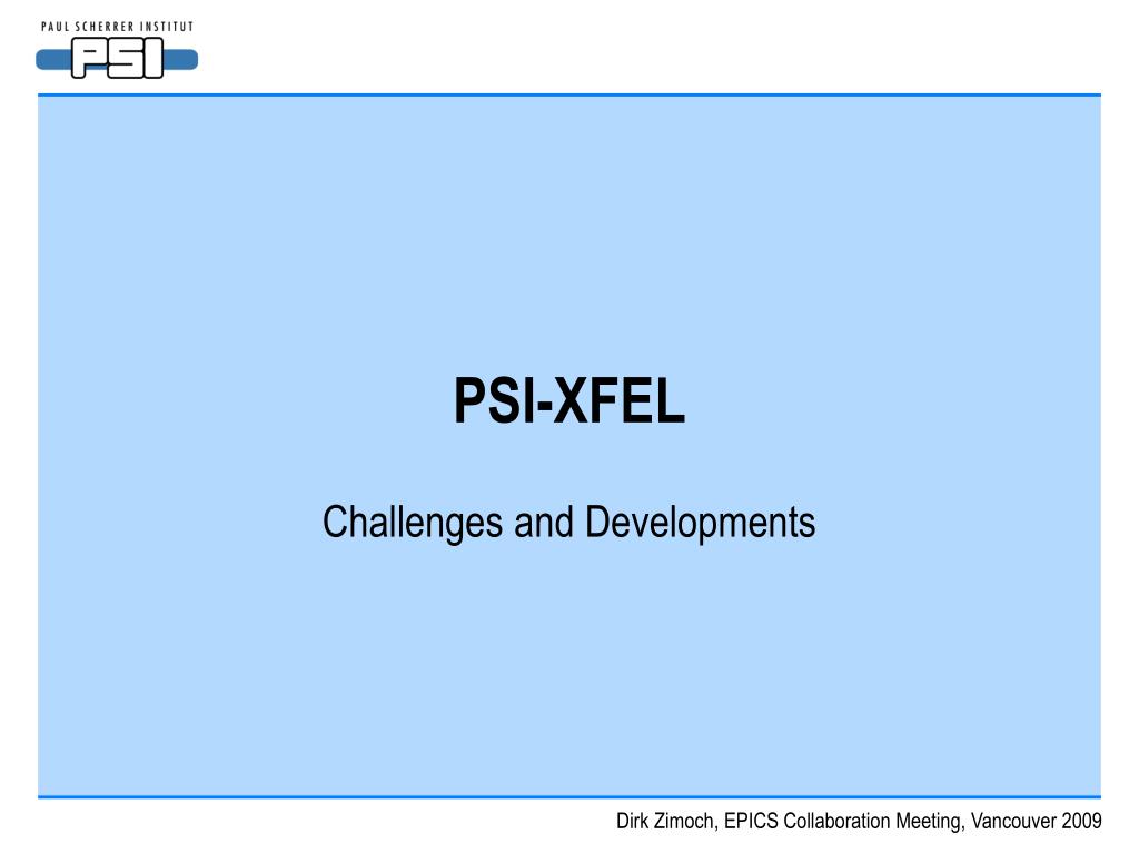PPT - PSI-XFEL PowerPoint Presentation, free download - ID:6589529