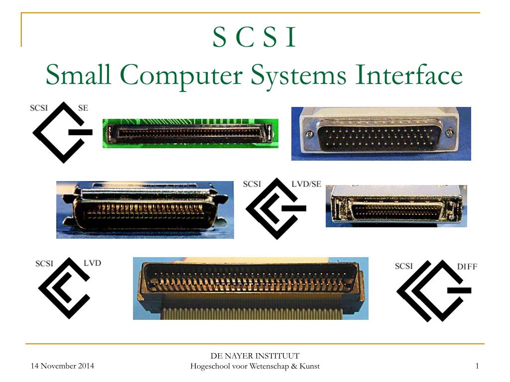 PPT - S C S I Small Computer Systems Interface PowerPoint Presentation ...