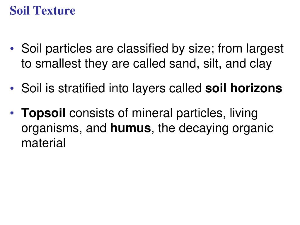 PPT - Soil Texture PowerPoint Presentation, free download - ID:6591696