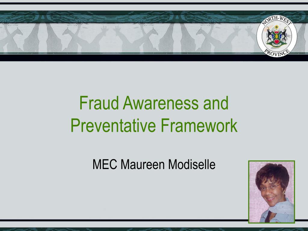 PPT - Fraud Awareness and Preventative Framework PowerPoint ...