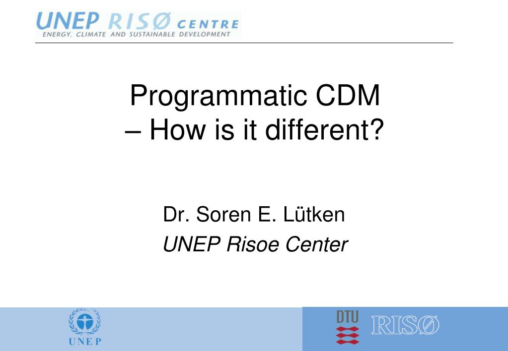 PPT - Programmatic CDM – How is it different? PowerPoint Presentation ...