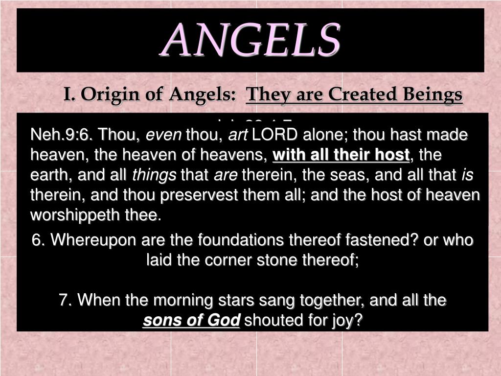 PPT - ANGELS PowerPoint Presentation, free download - ID:6594412