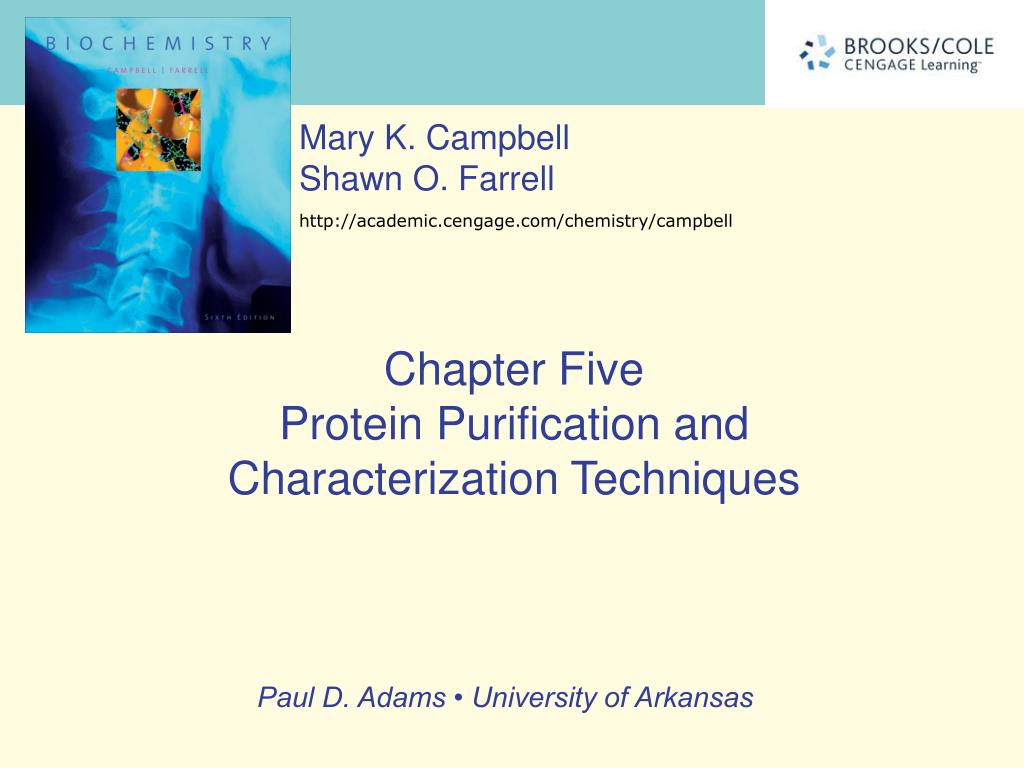 PPT - Chapter Five Protein Purification and Characterization Techniques ...