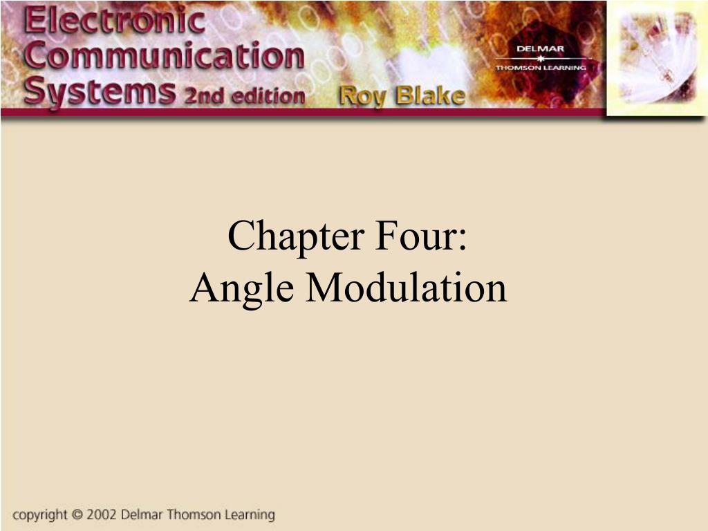 PPT - Chapter Four: Angle Modulation PowerPoint Presentation, free ...