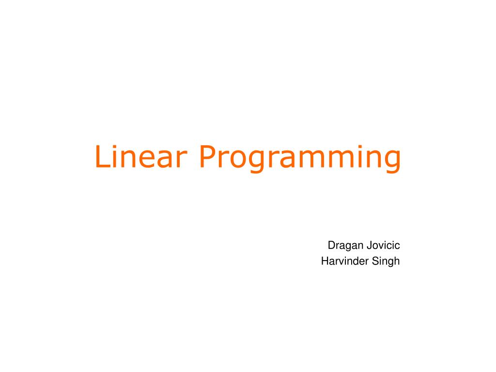 PPT - Linear Programming PowerPoint Presentation, free download - ID ...