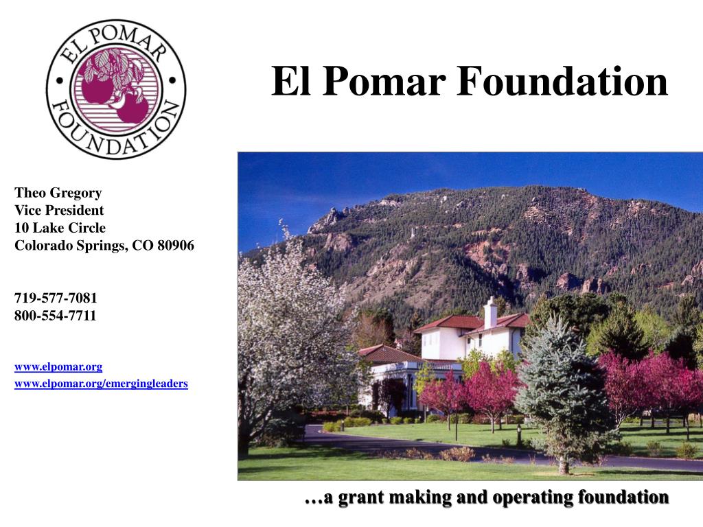 PPT - El Pomar Foundation PowerPoint Presentation, free download - ID ...