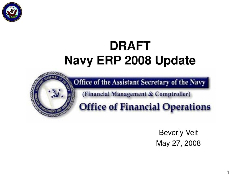 PPT - DRAFT Navy ERP 2008 Update PowerPoint Presentation, free download ...