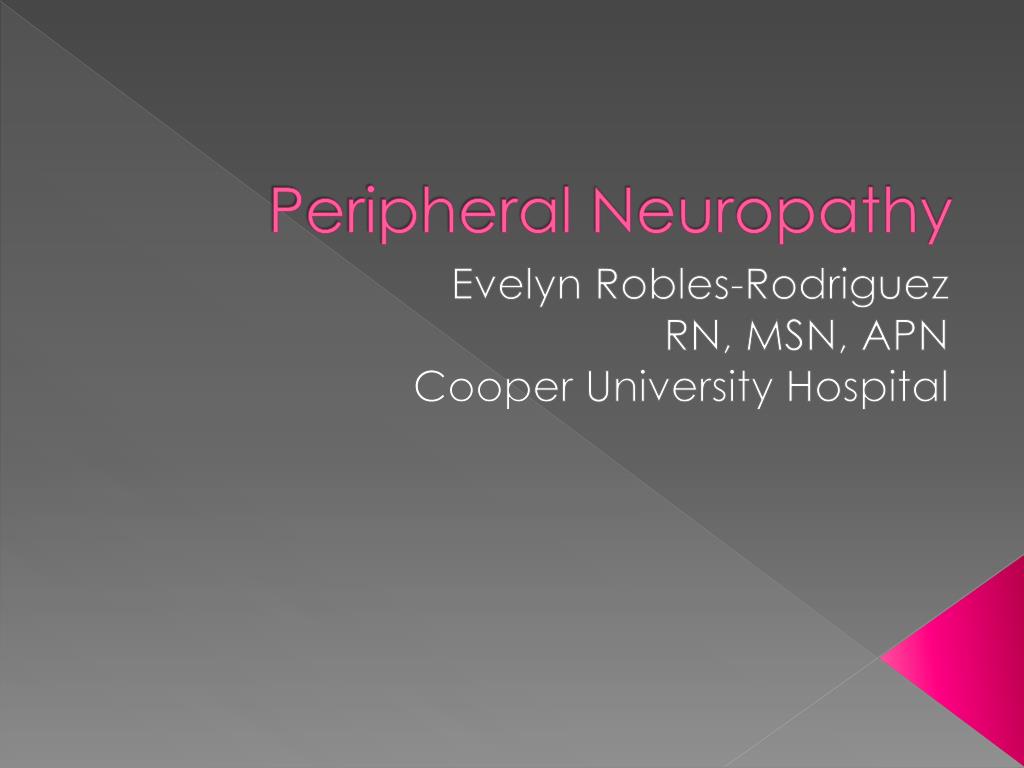PPT - Peripheral Neuropathy PowerPoint Presentation, free download - ID ...
