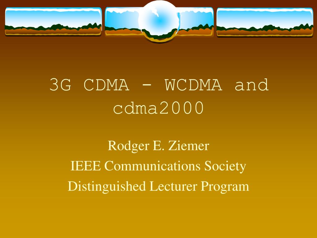 PPT - 3G CDMA - WCDMA and cdma2000 PowerPoint Presentation, free download - ID:6599721